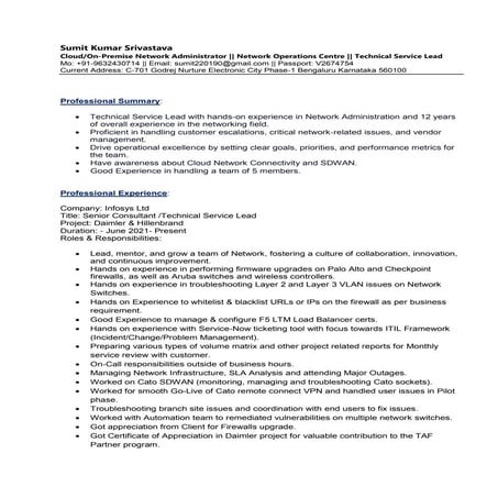 Mohan_resume | DOC