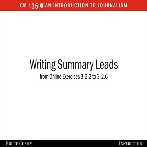 Summary Leads Game Show | PPT