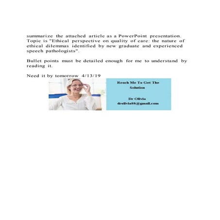 summarize the attached article as a PowerPoint presentation. Top | DOCX