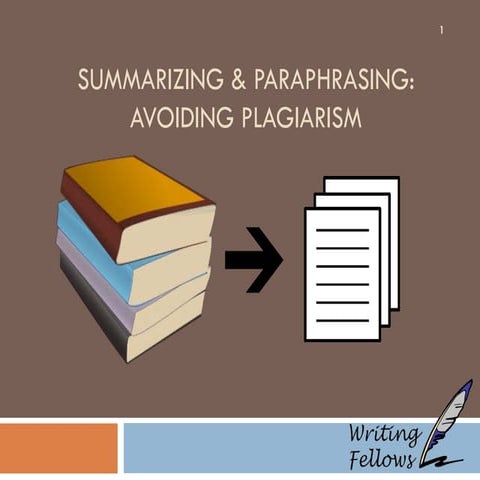 Summarizing and Paraphasing in English for Academic and Professional ...
