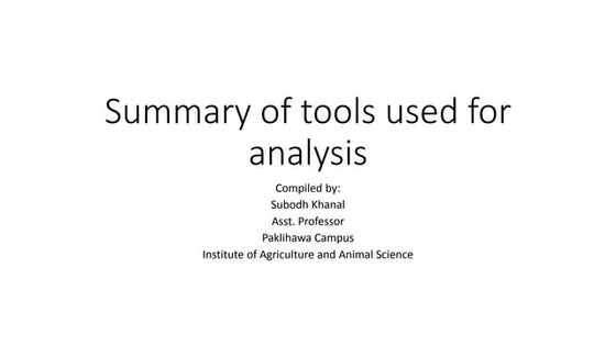 Student t test | PPT