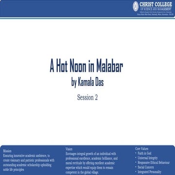 Summary and Analysis of the poem A Hot Noon in Malabar by Kamala Das.pptx