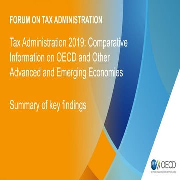 Summary of key findings - Tax Administration 2019 | PDF