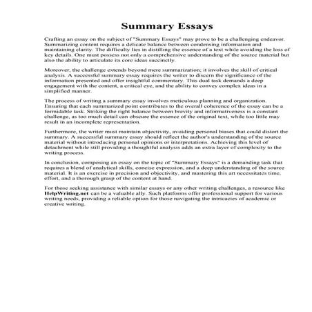 Summary Essays.pdf