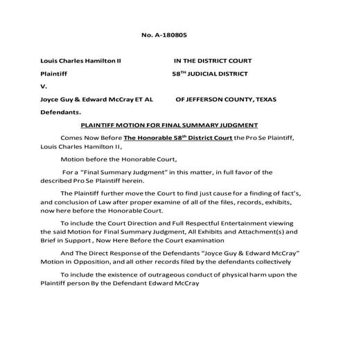 Summary judgment (autosaved) | DOCX