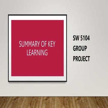 Summary of key learning for group project and module.pptx