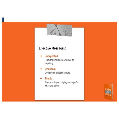 Summary of Made to Stick book | PPT