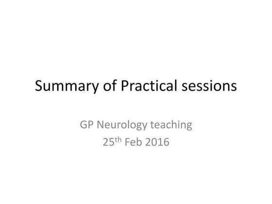 Day 3.0 - GLAAS practical session | PPT