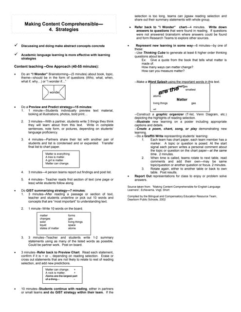 SIOP Lesson Delivery | PDF | Homework and Study | Education