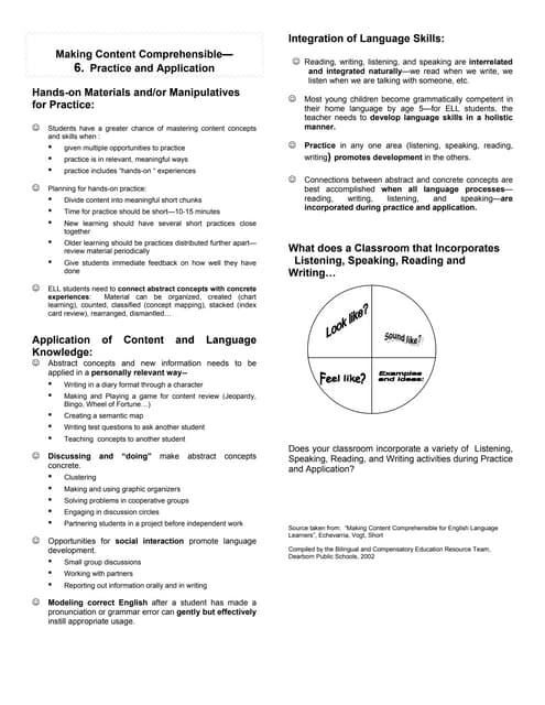 SIOP Lesson Delivery | PDF | Homework and Study | Education