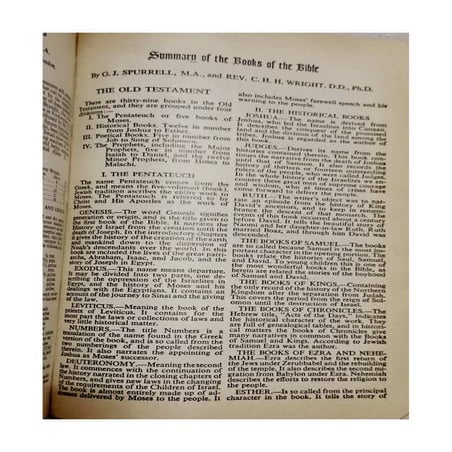 Summary of the Books in the Bible | PDF