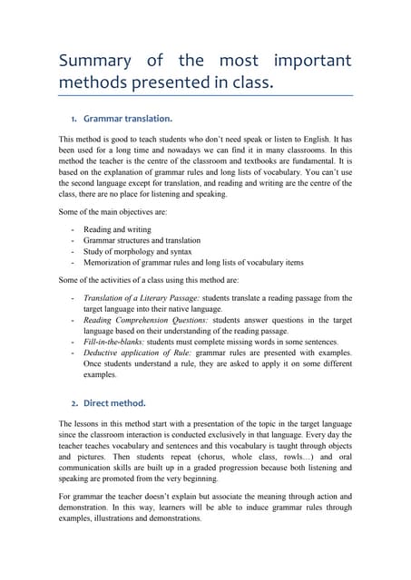 Test-Teach-Test Technique for ESL Classes | PPT