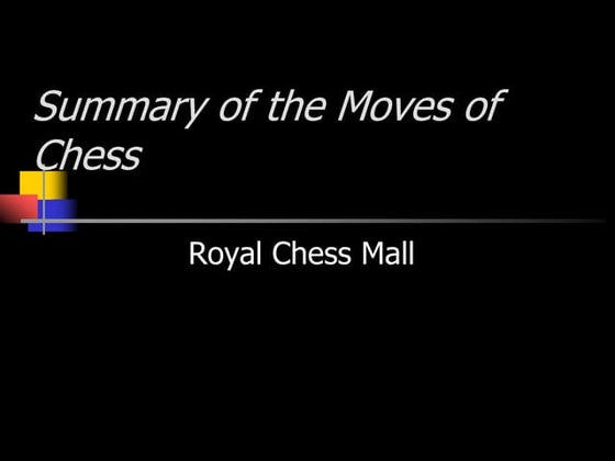 Chess powerpoint presentation | PPTX | Board Games and Puzzles | Games ...