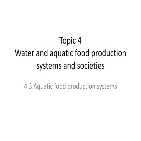 Summary of topic 4.3 | PPTX
