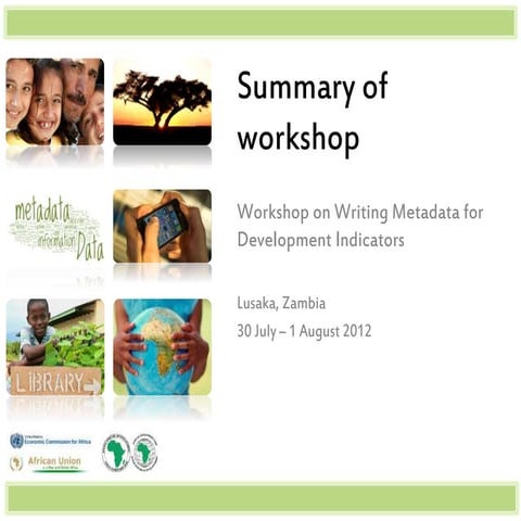 Summary of workshop.ppt