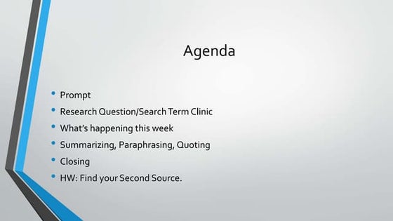Week 1 Quoting, Paraphrasing & Summarizing | PDF | Homework and Study ...