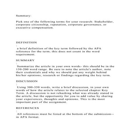 DEFINITION a brief definition of the key term followed by the APA r.docx