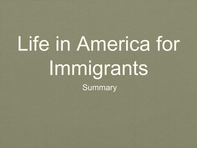 Unit 1 powerpoint #4 (the gilded age immigration) | PDF