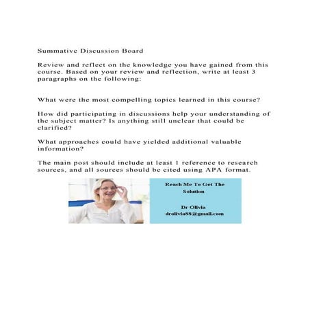 Summative Discussion BoardReview and reflect on the knowledg.docx