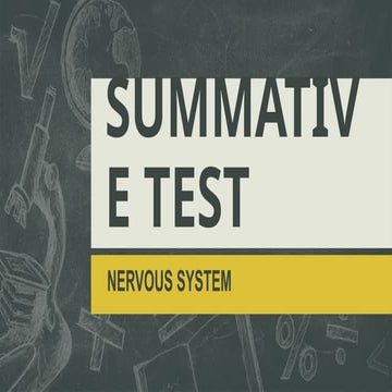 SUMMATIVE TEST in Science 10-Biological Science | PPT