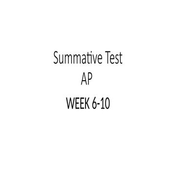 Summative Test AP week 5-9.pptx kkkkkkkk | PPT