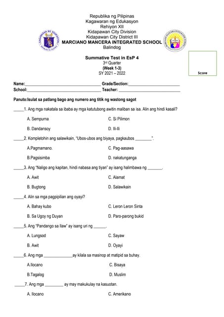 detailed lesson plan in science grade VI | DOCX