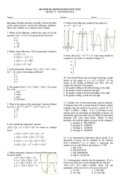 grade 10 Math lesson | PPTX