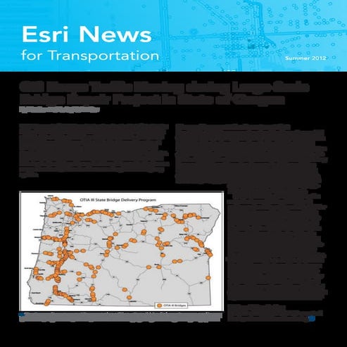 Esri News for Transportation - Summer 2012 | PDF