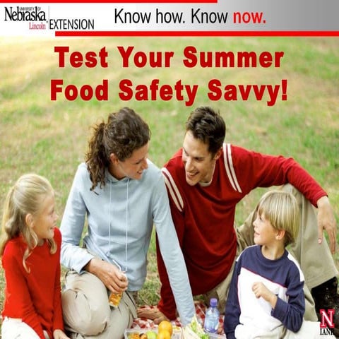 Test Your Summer Food Safety Savvy (quiz) | PPTX