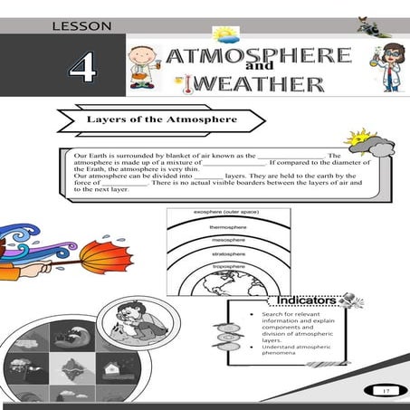Science Summer Course - Weather and Atmosphere | DOCX
