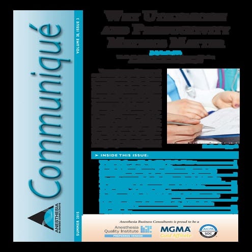 Summer 2015 Communique Newsletter | PDF | Mergers and Acquisitions ...