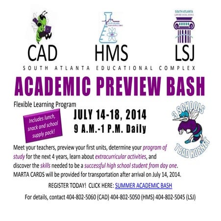 Academic Preview Bash | PPT