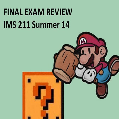 Analysis of Play: Final Exam Review | PPT