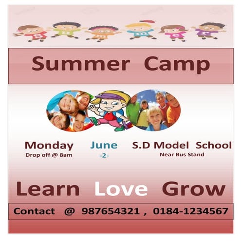 Summer camp doc1 | DOCX