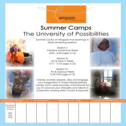 Summer camp flyer..testing testing 123! | PDF