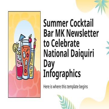 Summer Cocktail Bar MK Newsletter to Celebrate National Daiquiri Day ...