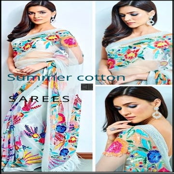 Summer Cotton Sarees for this summer.pptx
