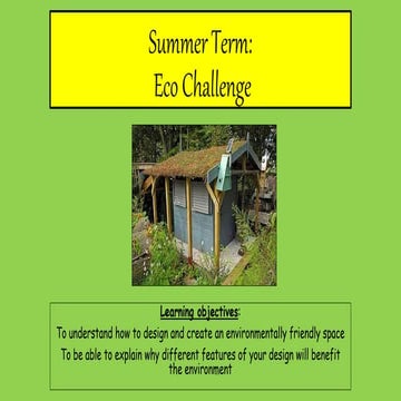 Summer Eco-challenge 2016 | PPT