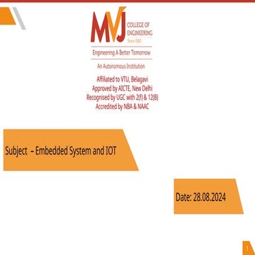 SUMMER INTERNSHIP embedded systems and iot.pptx