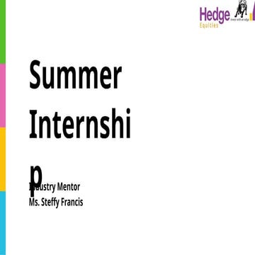 Summer Internship presentation hedge .pptx
