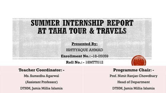 KERALA STUDY TOUR REPORT FOR TOURISM STUDENT | PDF