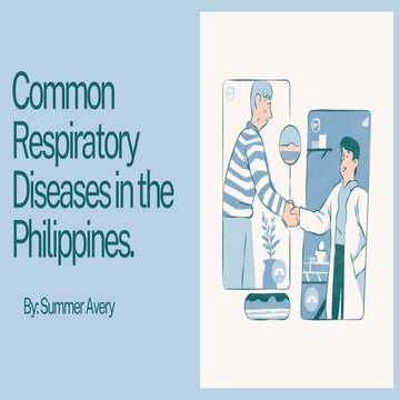 Common Respiratory DIseases in the philippines | PPTX