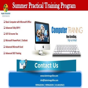 Summer Practical Training Program By Talent Magnifier | PPTX
