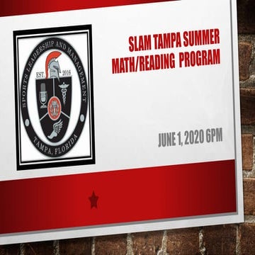 Summer Program Information | PPTX