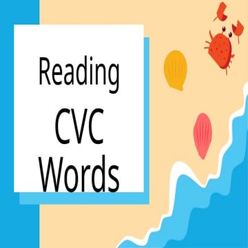 Summer Reading CVC Words Presentation in Illustrative Style.pptx