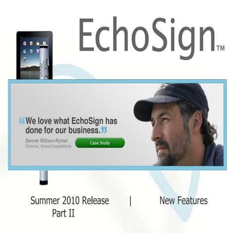 Echo Sign E-Signature User Guide - Sign in Seconds | PDF
