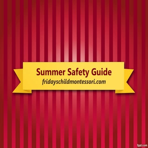 Summer safety powerpoint presentation | PPT