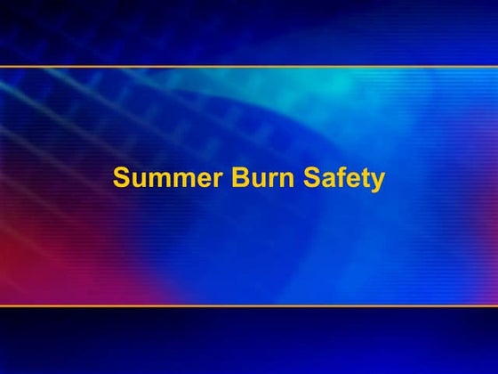 Summer Safety | PPTX