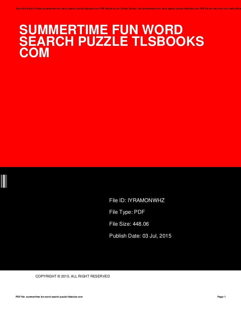 Summertime Fun word search puzzle tlsbooks com summertime-fun-word-search-puzzle-tlsbooks-com