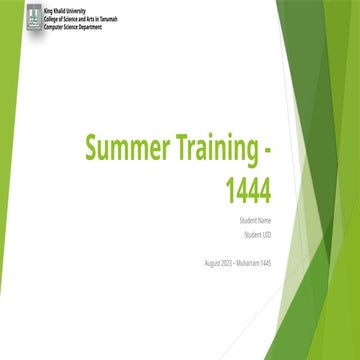 Summer Training Presentation Template.pptx